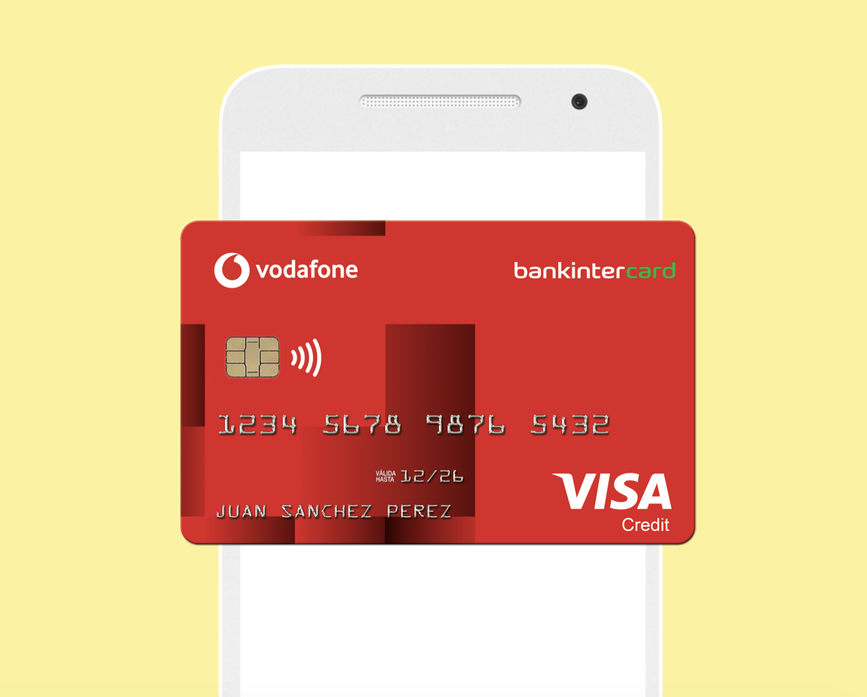 La tarjeta de crédito Vodafone Bankinter top en España - MiSolvencia