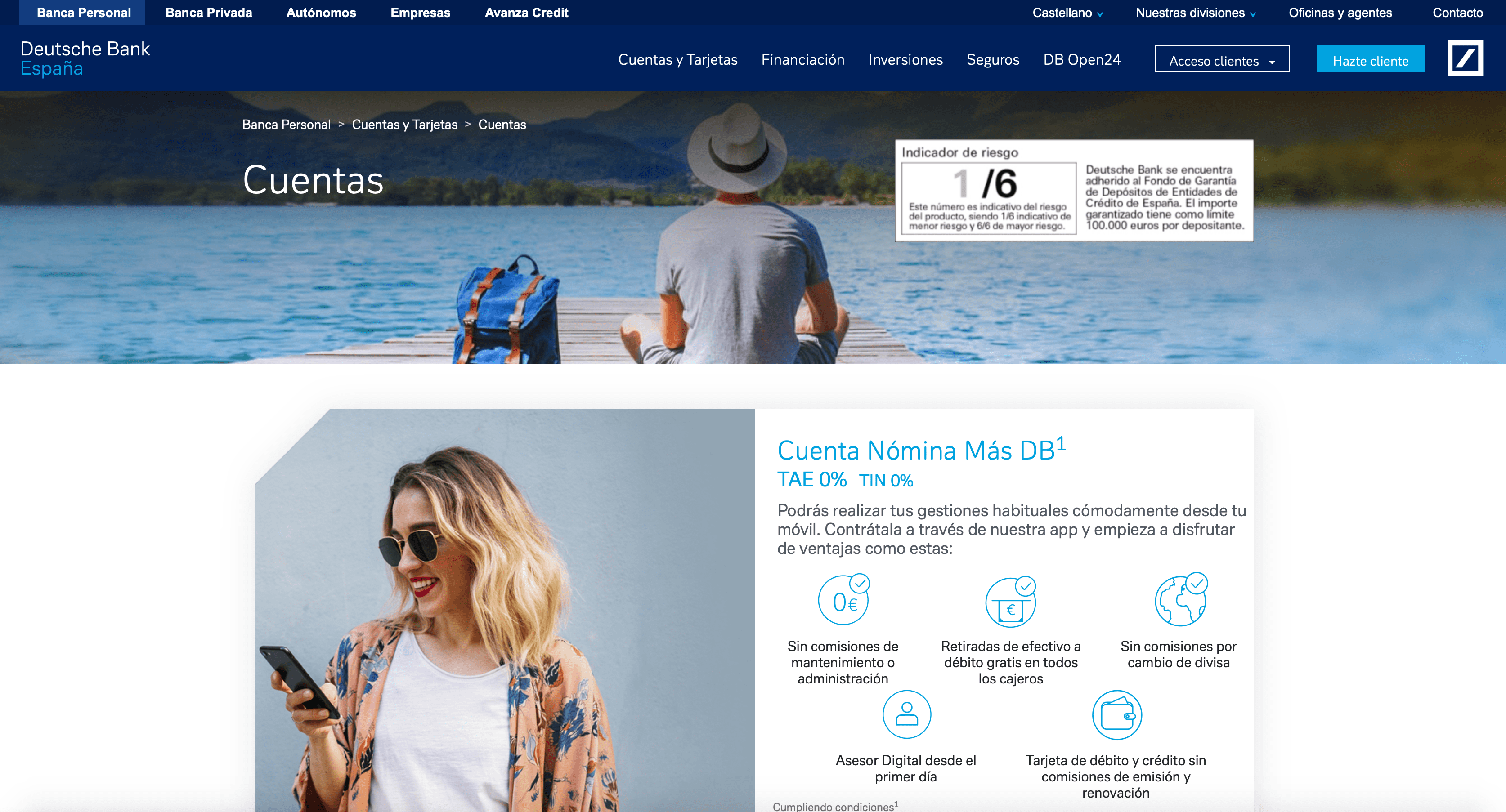 Cuentas de Deutsche Bank: Abrir cuenta, Tipos y Opiniones - MiSolvencia